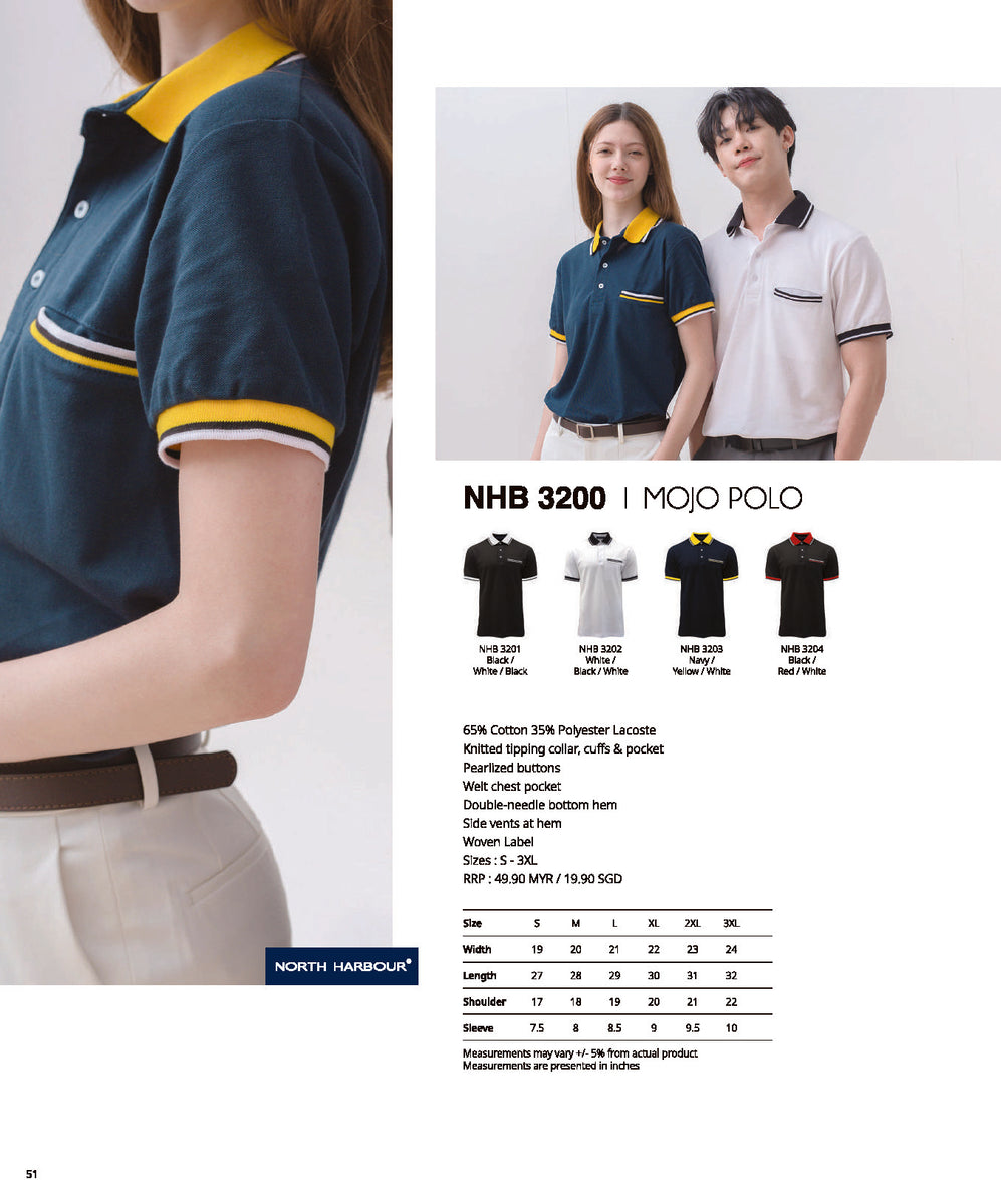 NHB 3200 Mojo Polo – Lovelypears T-Shirts Printing